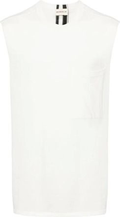 Mordecai Mordecai, Homme, Tops, Blanc, Taille: M Hauts sans manches