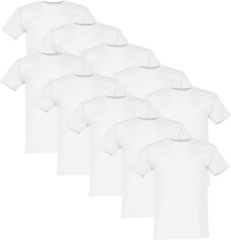 Fruit Of The Loom Original T Shirt 10er-Pack Herren, Wei&szlig; (White), 4XL