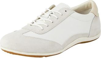 Geox Femme D Vega A Basket, Blanc cassé, 36 EU