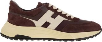 Hogan Low-Top Sneaker - Hyperlight Suede Trainers - Gr. 6_5 - in Schwarz - f&uuml;r Damen