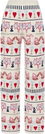 Fiorucci Femme, Pantalons, Multicolore, Taille: 38 FR Straight Pantalons