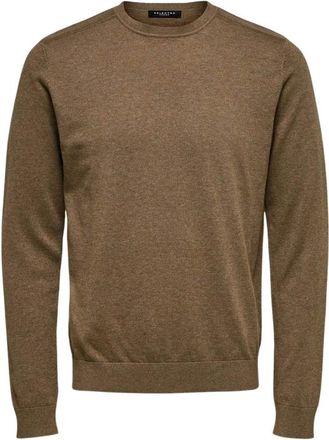 Selected Herren, Strickwaren, Braun, SGröße