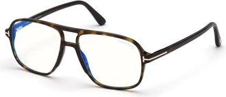 Tom Ford unisex, Accessoires, Brun, Taille: 56 MM Lunettes &Eacute;l&eacute;gantes