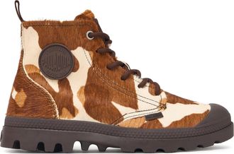 Palladium Schn&uuml;rstiefeletten Palladium Pampahi Zip Pony 95983-911-M Braun