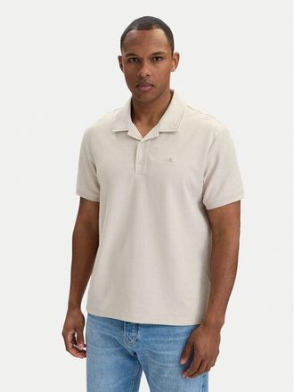 Calvin Klein Jeans Poloshirt LV04RF205G Creme Regular Fit