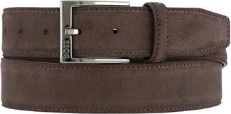 HUGO BOSS Herren G&uuml;rtel braun Nubuk