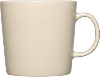 iittala Teema Becher aus Porzellan in der Farbe Leinen mit einem Fassungsvermögen von 0,4L, 1061230