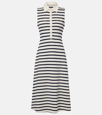 Frame Denim Polokleid Sea Breeze aus Baumwolle