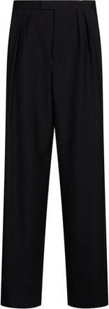 Dries Van Noten Pantalon droit Preaches en laine et mohair