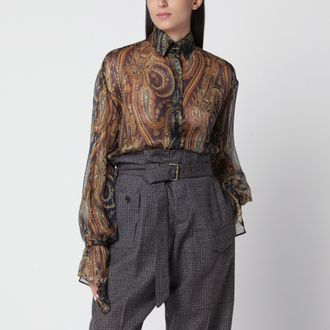Etro Silk shirt with paisley pattern