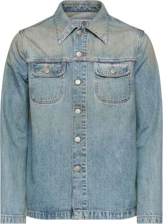 Maison Margiela Homme, Vestes, Bleu, Taille: L Veste Trucker en denim