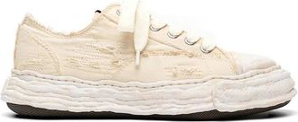 Miharayasuhiro Mihara Yasuhiro, Homme, Chaussures, Beige, Taille: 45 EU Peterson23 Ripped Overdye Baskets