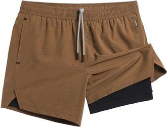 Maamgic 2 en 1 Pantalon de Course Hommes Court S&eacute;chage Rapide 5 Short de Course avec Pantalon int&eacute;rieur Gym Short de Sport pour Running Fitness Workout Athlet