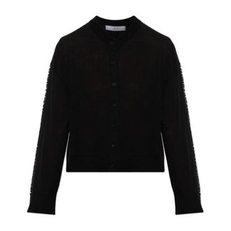 Iro Iconia Cardigan - - Knitwear - Damen - Schwarzk - L