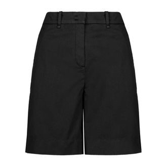 Bomboogie Femme, Shorts, Noir, Taille: 42 FR Cotton Satin Bermuda Shorts