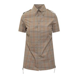 Burberry Casual Button-Down Hemden mit Insignia - - Blouses & Shirts - Damen - Beige - 3XS