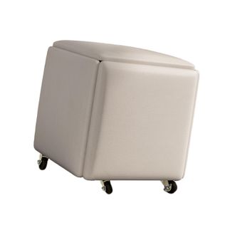 Generic 5-teiliger Make-up-Hocker mit R&auml;dern, Kombinationshocker for kleine R&auml;ume, for den Einsatz im Wohnzimmer, im Esszimmer, im Balkon, im B&uuml;ro, in Eigentu