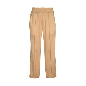 GCDS Elastische Track Pants mit R&uuml;ckenlogo - - Trousers - Herren - Beige - XL