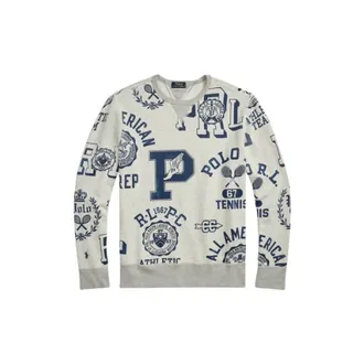 Polo Ralph Lauren Sportliches Baumwoll-Sweatshirt mit Grafik - - Knitwear - Herren - Wei&szlig; - XL