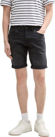 Tom Tailor TTJOSH Regular Slim Jeans Shorts, mid Stone Blue Grey Denim, 28