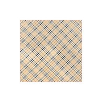 Burberry Karo-Seidenschal in Beige