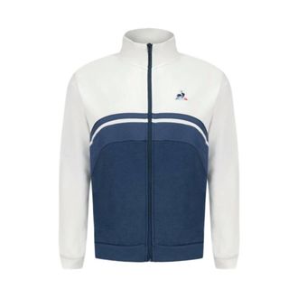 Le Coq Sportif Homme, Sweatshirts et sweats &agrave; capuche, Blanc, Taille: L Chaqueta Contemporain