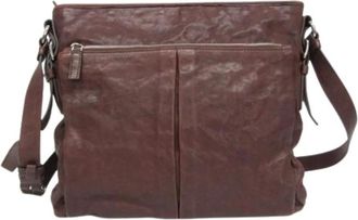 Prada Sac bandouli&egrave;re Pre-owned avec logo triangle - Homme - Pre-owned - Brun - Taille: ONE Size