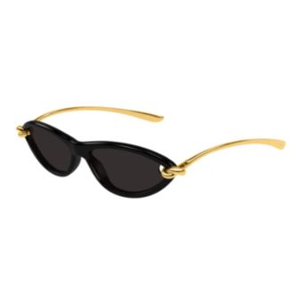 Bottega Veneta unisex, Accessoires, Noir, Taille: 56 MM Lunettes de soleil noires &eacute;l&eacute;gantes