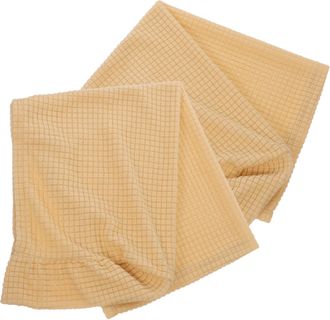 DOITOOL 1 Paar Sofa Armlehnenbez&uuml;ge aus Weichem Stretchstoff Rutschfester Armlehnenschutz In Karomuster Beige Elastische Schutzt&uuml;cher f&uuml;r Sessel Couch und Stu