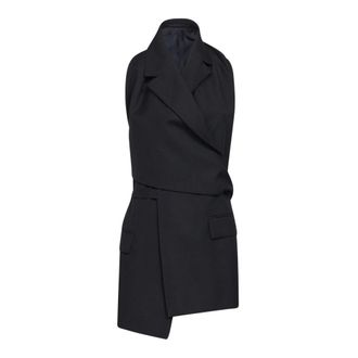 Dries Van Noten Geline Vest - Femme - Costumes - Noir - Taille: 38 FR