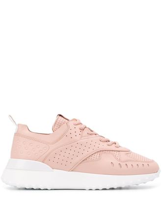 Tod's baskets &agrave; d&eacute;tails perfor&eacute;s - Rose