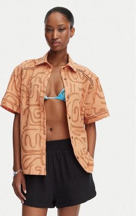 Billabong Hemd Summers End EBJWT00126 Orange Oversize