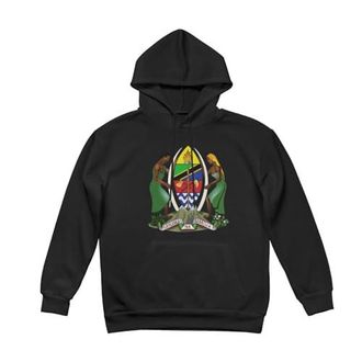Generic Sweatshirt Tanzanie Doublure Polaire Tanzanie Embl&egrave;me National Lettres Graphiques Pull Col Rond Manches Longues Coupe Ample Sweat V&ecirc;tements Plusieurs 