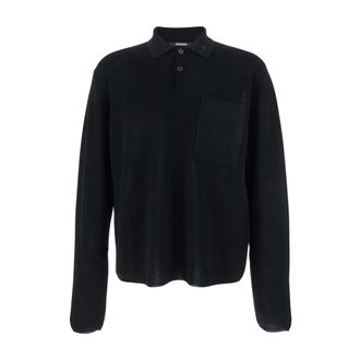 Jacquemus Le Polo Tricot - - Tops - Herren - Schwarzk - M