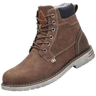 Mishansha Femme Bottes Hiver Randonn&eacute;e Chaussures Imperm&eacute;able Bottes de Neige en Plein Air Chaudes Fourrure Bottine, Marron 40