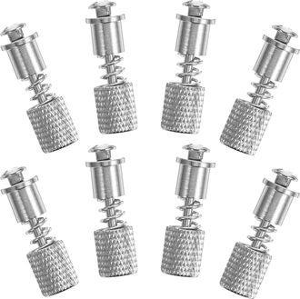 SOLUSTRE ifundom 8 St&uuml;ck Verstellbare N&auml;hfu&szlig;klemmen aus Edelstahl Universelle N&auml;hmaschinenfu&szlig;schrauben f&uuml;r Hochschaft N&auml;hmaschinen Schnell Wechselbarer N&auml;hfu&szlig;a