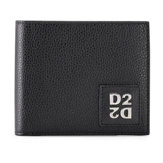 Dsquared2 Kalbsleder-Portemonnaie - - Accessories - Herren - Schwarzk - ONE SIZE