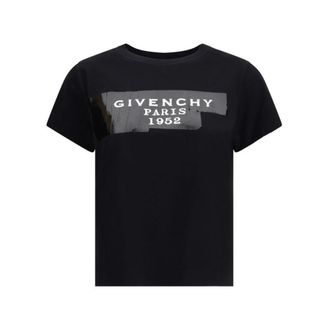 Givenchy T-Shirt mit Tape 3D-Print - - Tops - Damen - Schwarzk - S