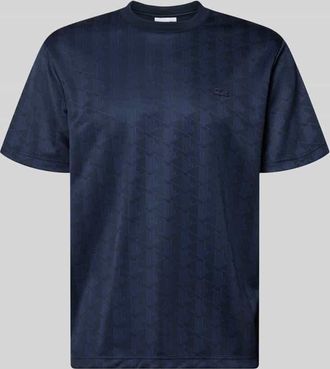 Lacoste Regular Fit T-Shirt mit Monogramm-Print
