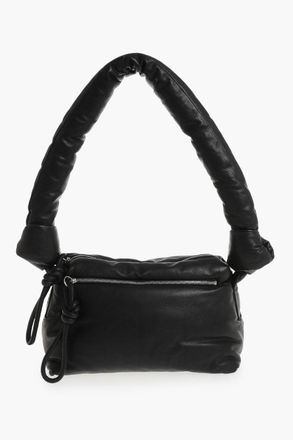 Dries Van Noten Gepolsterte Leder-Umh&auml;ngetasche Dries Van Noten