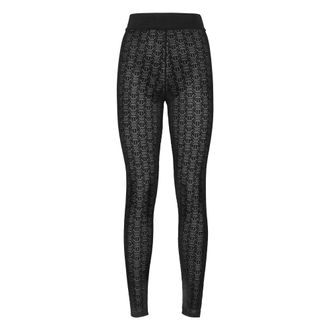 Philipp Plein Femme, Pantalons, Noir, Taille: 36 FR Tulle Leggings Monogram