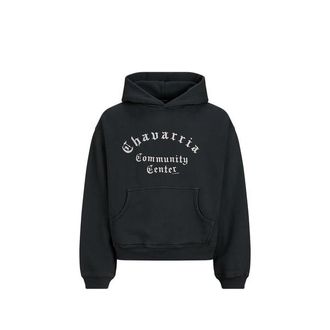 Willy Chavarria Sweatshirt &agrave; capuche en coton
