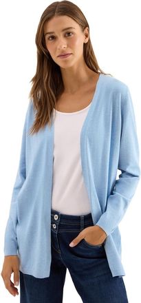 Cecil Damen 2515341 Offene Strickjacke, Whisper Blue Melange, M