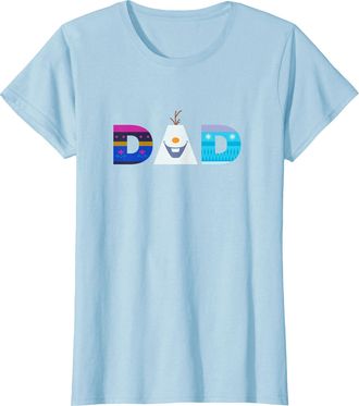 Disney Frozen Elsa Anna Olaf Dad Fathers Day Birthday T-Shirt