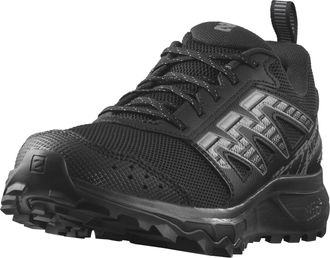 Salomon Wander Damen Trail Running Schuhe, Outdoor-bereit, Komfort durch Dämpfung, Sicherer Fußhalt, Black, 39 1/3