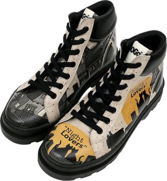 Dogo Adriana - Night Lovers Vegane Damen Boots Stiefelette - Bunte und Bequeme Stiefel für Frauen | Nachhaltige Mode und Komfort 41