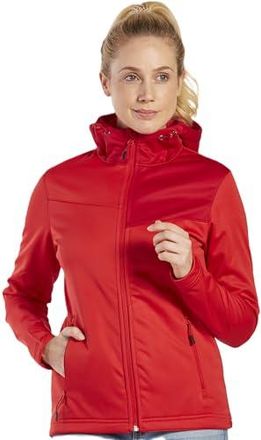 Erima Femme Performance Softshell Veste, Rouge/ruby, 42 EU