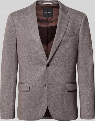 Bugatti Slim Fit Sakko mit Baumwoll-Anteil