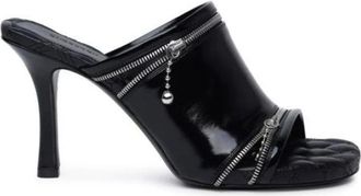 Burberry Femme, Chaussures, Noir, Taille: 36 EU Peep Mules