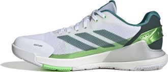 adidas Herren Crazyquick Lightstrike Shoes Padel-Schuhe, Cloud White/Aurora Ivy/Lime Burst, 43 1/3 EU